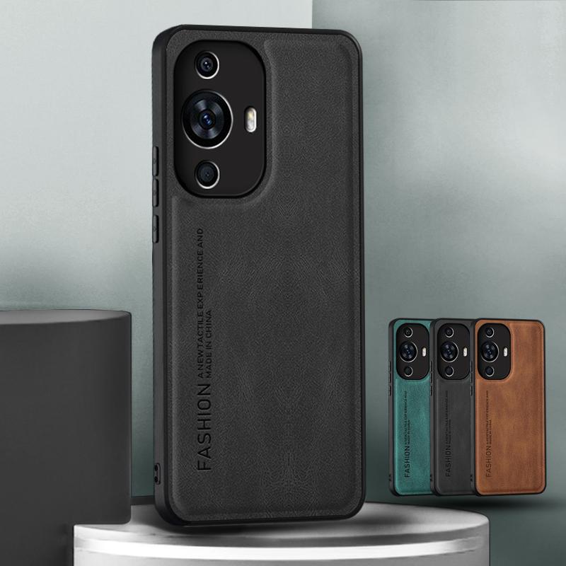 For Huawei Nova 11 Case Atmosphere Matte Leather Case TPU Leather Case ...