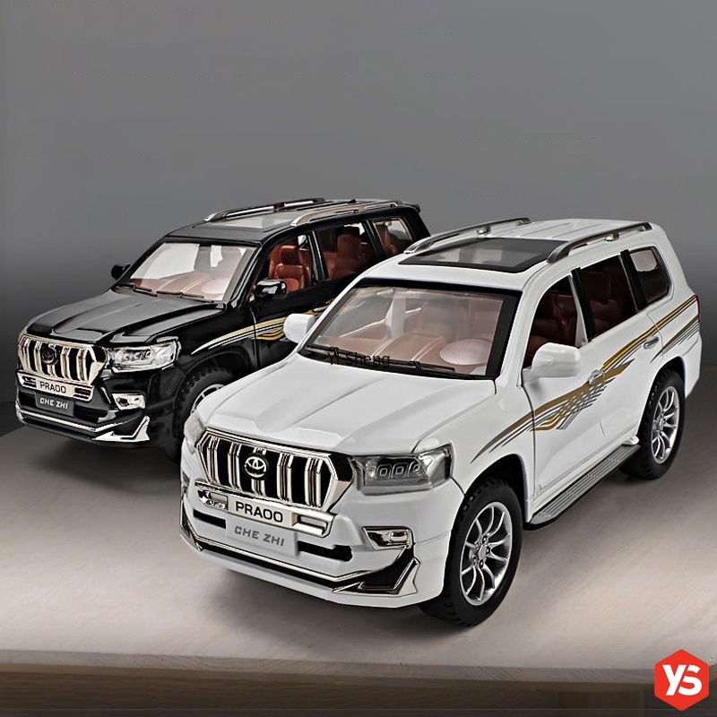 Upgrade Version-1:24 Scale Toyota Prado Alloy Car Model Diecast Car ...