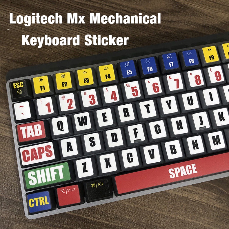 Keyboar Color Changing Stickers for Logitech MX Mechanical Keyboard ...