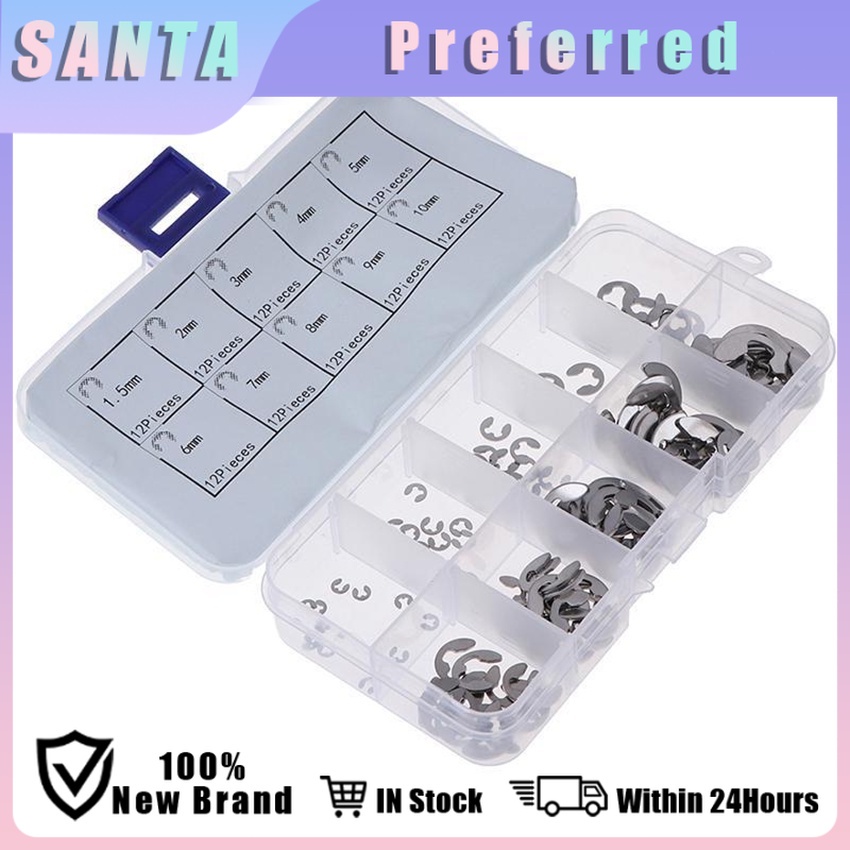 1.5-10mm Durable Alloy Steel E-Clip Circlip External Retaining Ring ...