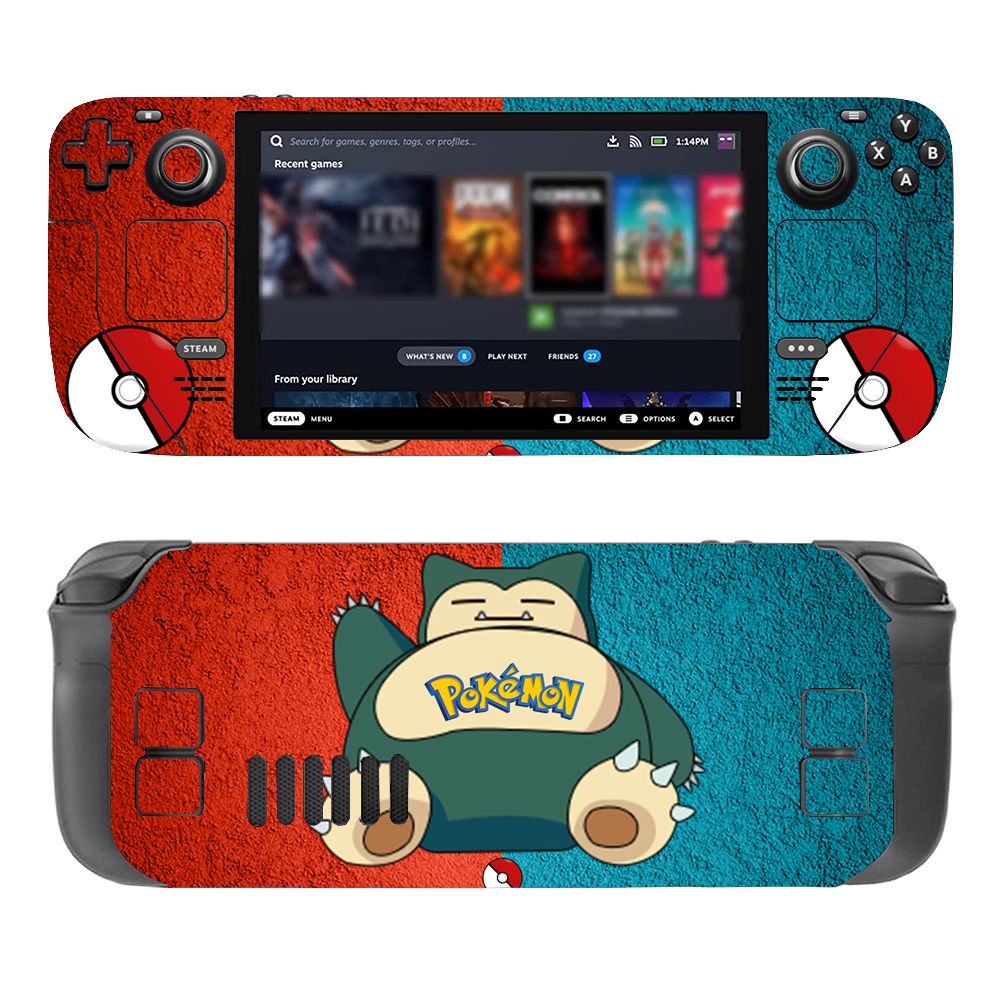 Pokemon Steam Deck Skin Decal Stickers Protector Skins Pokemon | Shopee ...