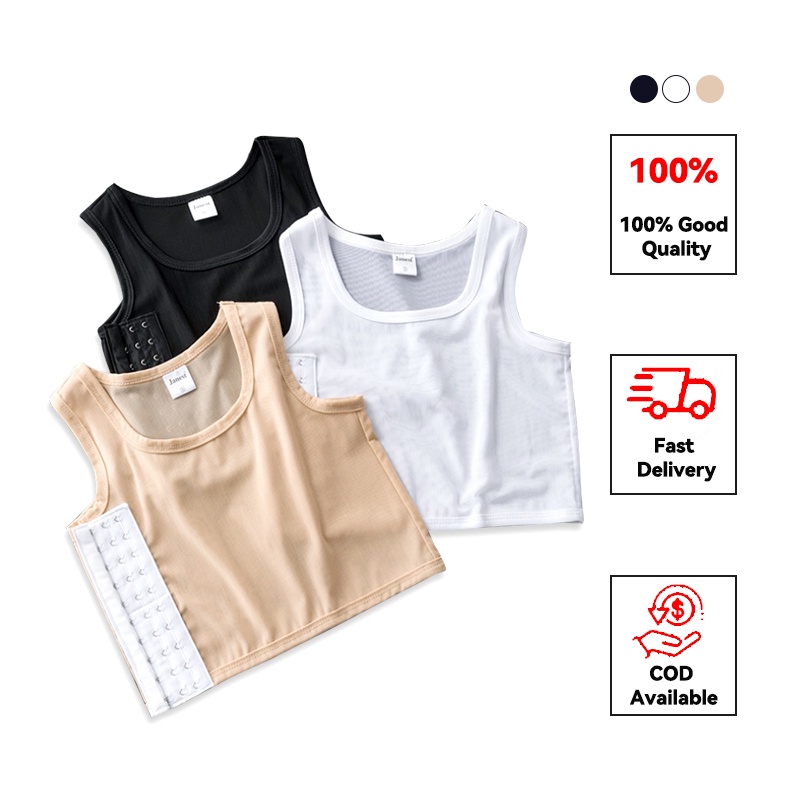 Chest Binder Buckle Breathable Body Shaper Vest Tomboy Fat | Shopee ...