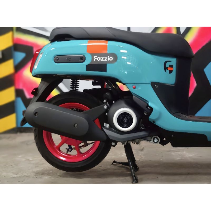 Yamaha Fazzio Rad cover garnish Cyan, Red, White made in Indonesia 100% ...