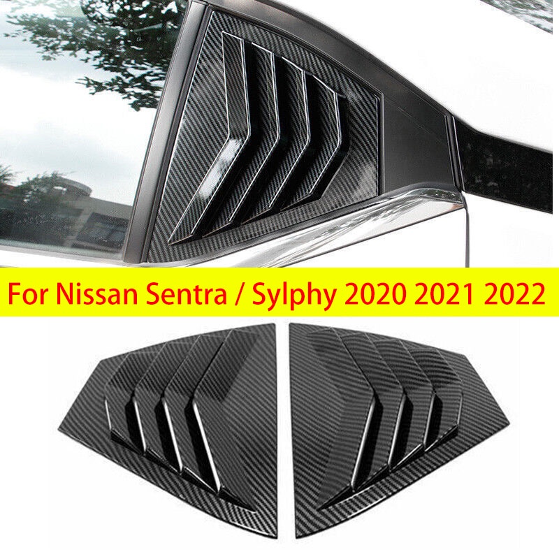 For Nissan Sentra / Sylphy 2020 2021 2022 Car Rear Louver Window Side ...