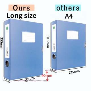 File Folder Box Long Size Paper Organizer Document Organizer File Paper ...