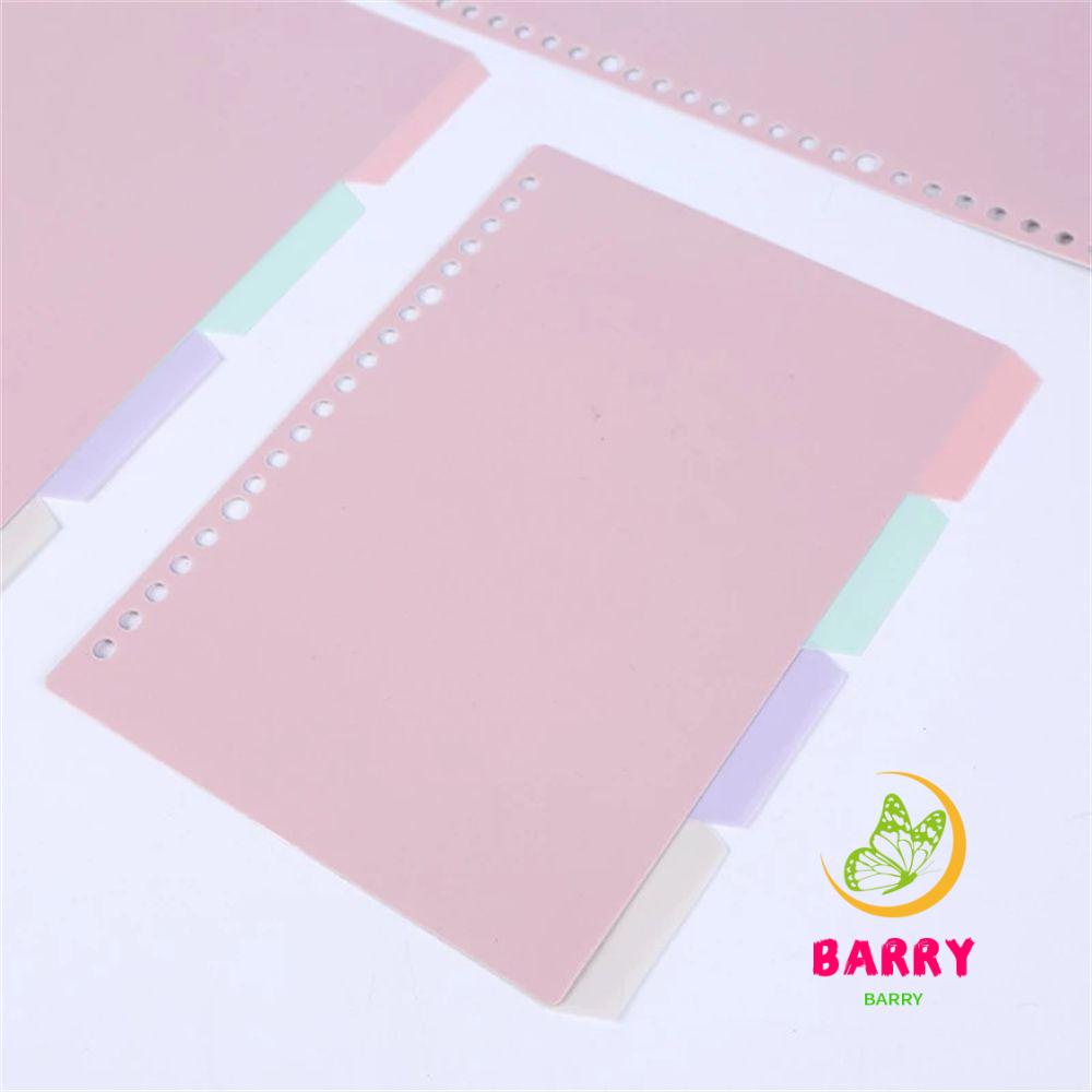 BARRY Binder Index Dividers School Stationery Bookmark Diary B5 A5 A4 ...