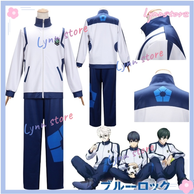 BLUE LOCK Anime Cosplay Costume Reo Nagi Bachira Isagi Chigiri Full-Zip ...