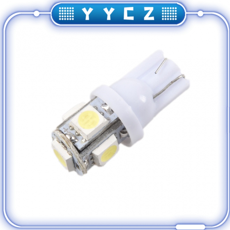 30 Pieces White Replacement Spare Parts T10 Bulbs 5050 5 SMD LED Lights ...