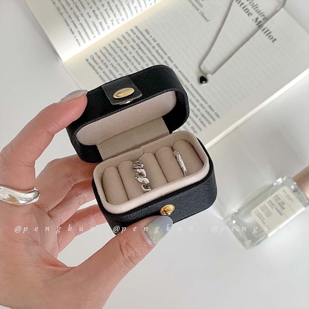 Mini Ring Box Portable High-End Simple | Shopee Philippines