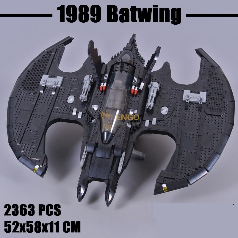 2363pcs Batman 1989 Batwing Batmobile Building Blocks Lego Compatible ...
