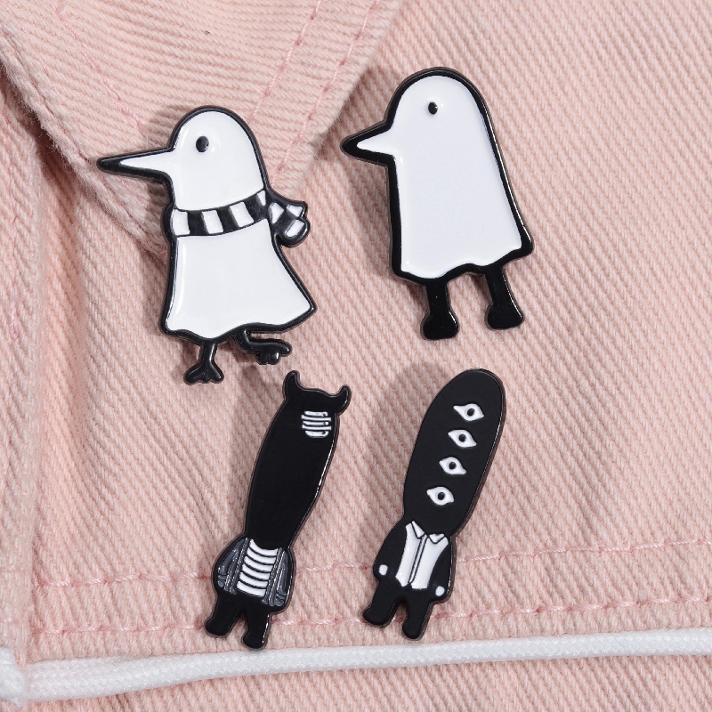 Creative Goodnight Punk Brooch Cartoon Oyasumi Punpun Enamel Pin Lapel ...