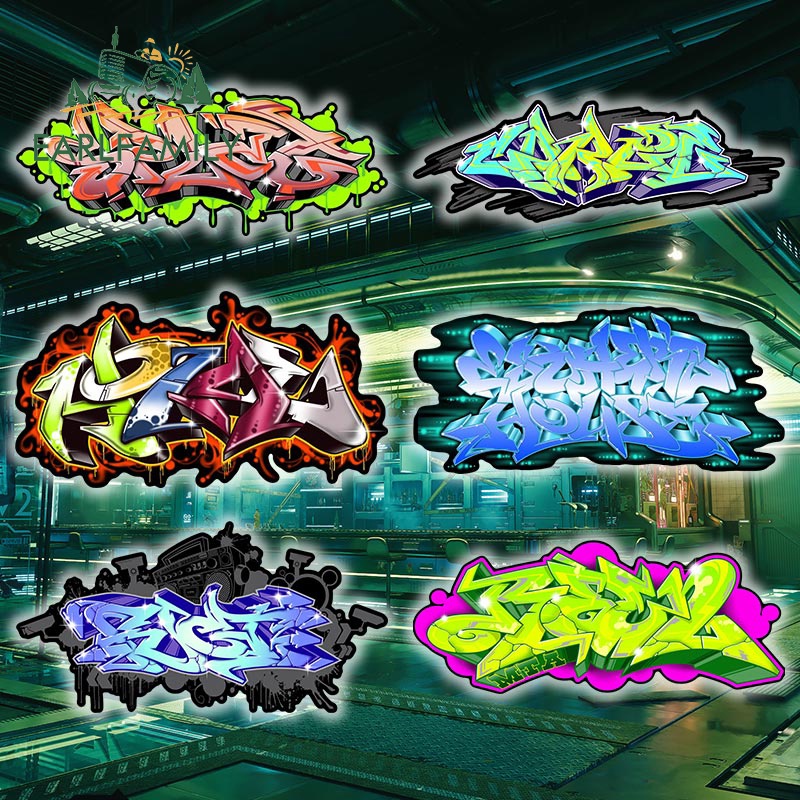EARLFAMILY 13cm Cyberpunk Words Car Sticker Motorcycle Laptop ...