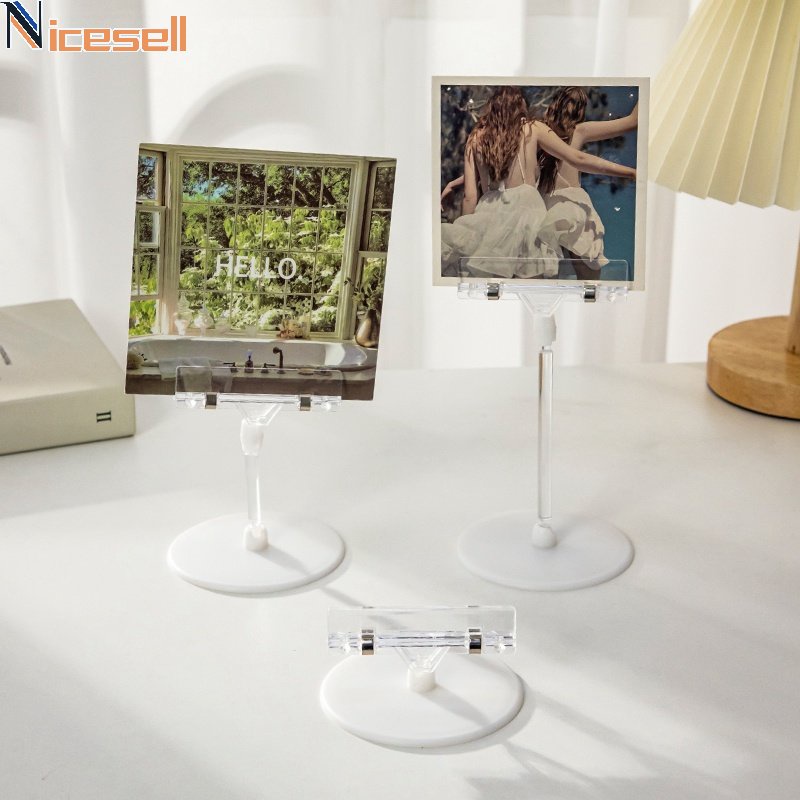 Photo Clip Desktop Message Notes Stand Transparent Desktop Decor ...