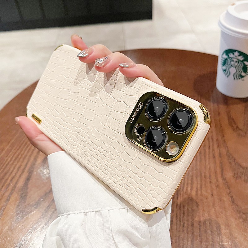 Luxury Premium Crocodile Leather Case for iPhone 7 8 plus X XS MAX XR 6 ...