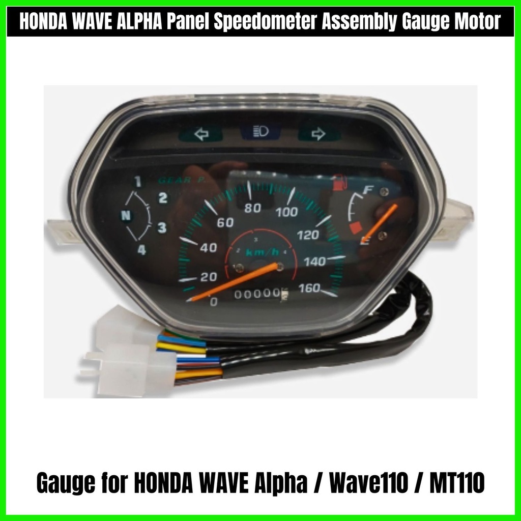HONDA WAVE ALPHA Panel Speedometer Assembly Gauge Motor Gauge for HONDA ...