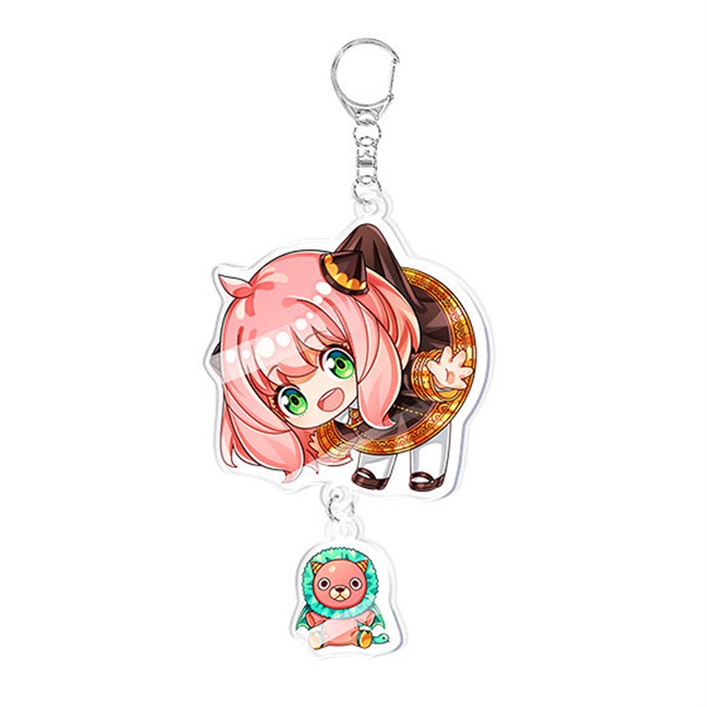 Japan Anime Spy X Family Keychain Cute Forger Anya Yor Loid Bond Barnes ...