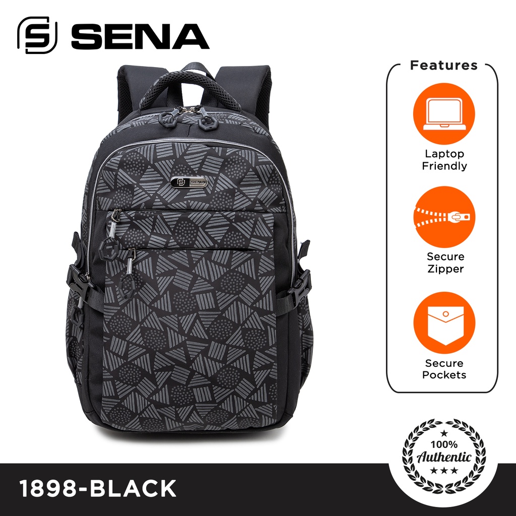 SENA-1898 Backpack Printed | Shopee Philippines