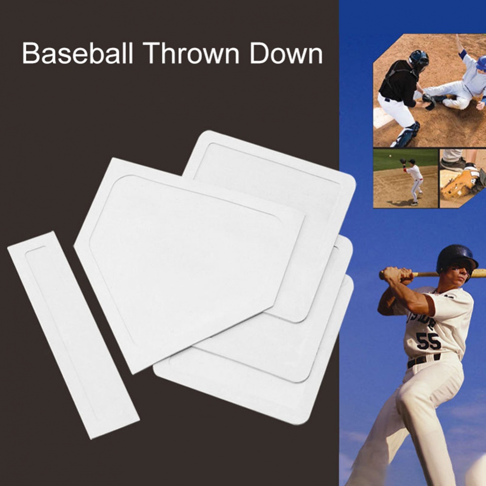 Thrown Down Baseball Bases Set with Versatility for Baseball Teeball ...
