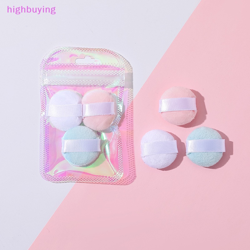 HBPH 3/4/6Pcs Mini Powder Puff Facial Beauty Foundation Makeup Sponge ...