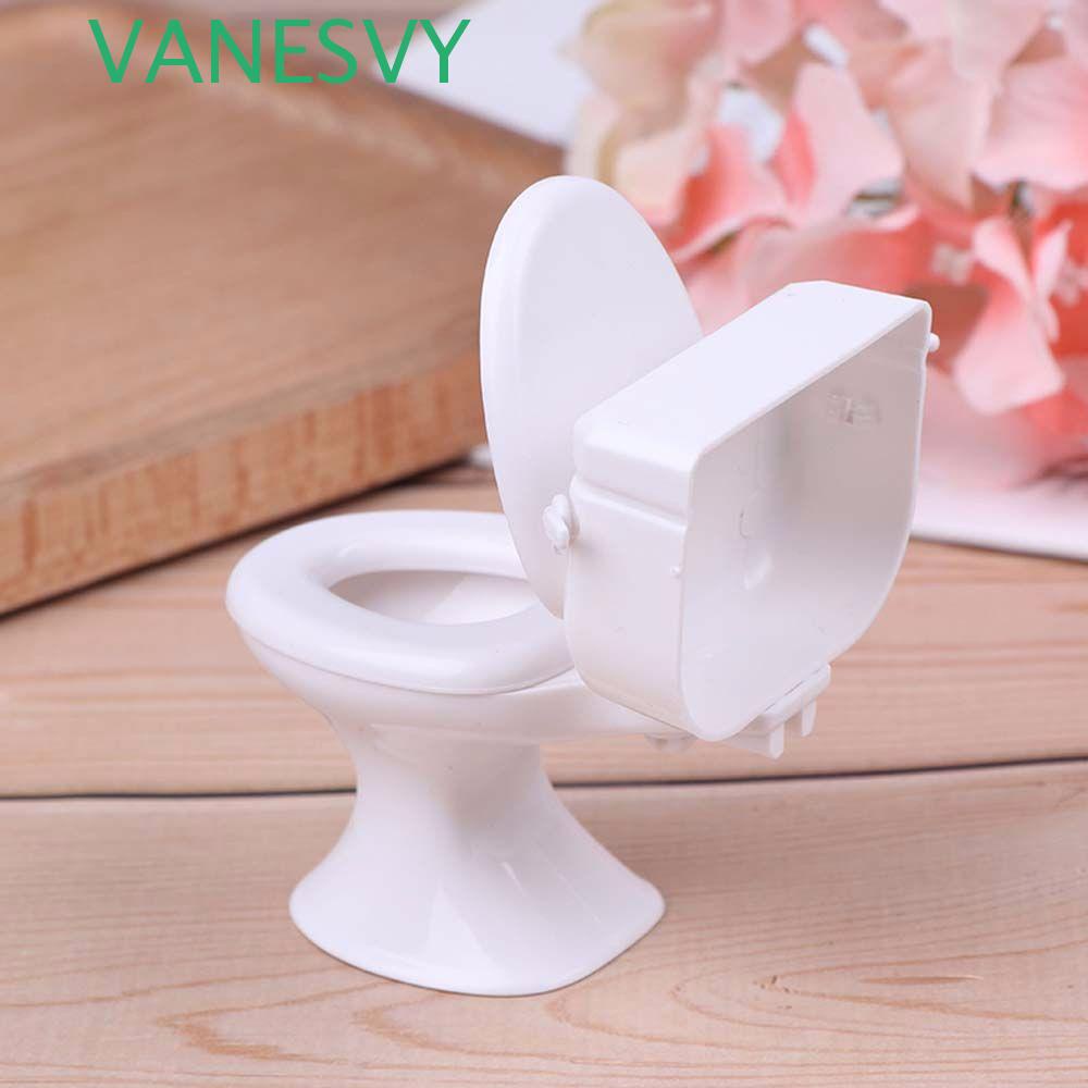 VANESVY Dollhouse Furniture Simulation Bathroom Model Toy Kids Baby ...