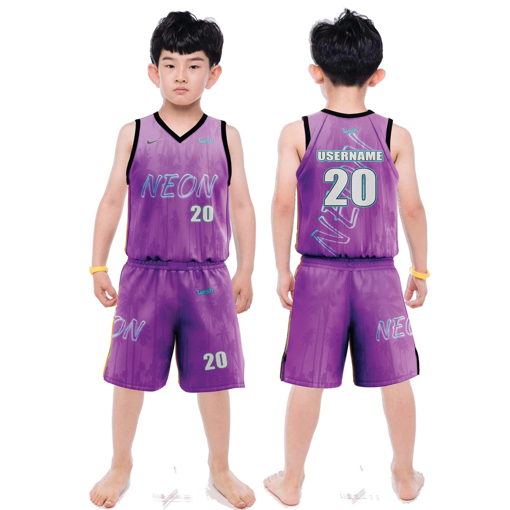 KIDS SIZE TERNO NEON 01 JERSEY FREE CUSTOMIZE OF NAME&NUMBER ONLY Full ...