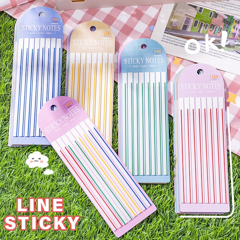 Journamm 160pcs/pack Super Fine Index Sticker Office School Supplies ...