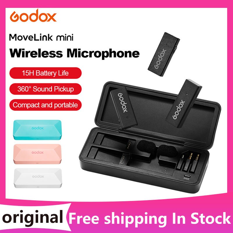Godox MoveLink Mini LT UC Wireless Microphone 2.4GHz Transmitter ...