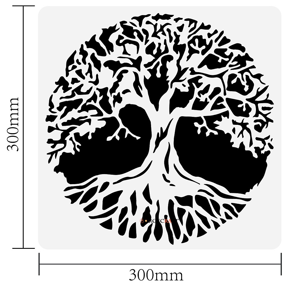 1pc PET Hollow Out Drawing Painting Stencils for DIY Scrapbook Photo ...