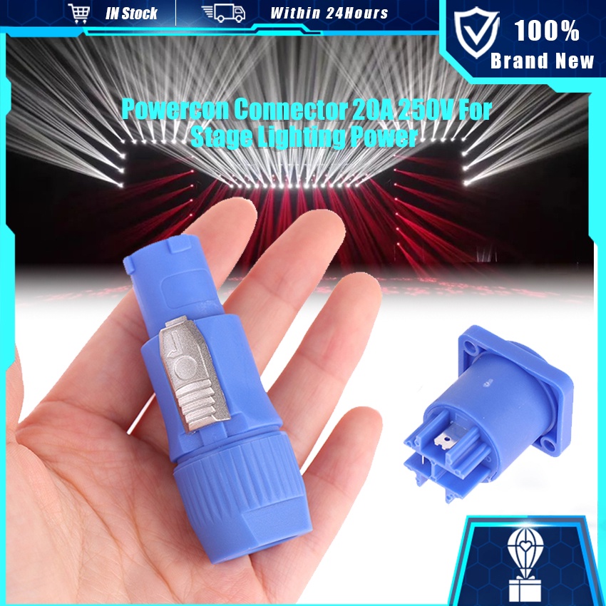 Powercon Cable Connector / Chassis Socket for Electric Drill LED Screen ...