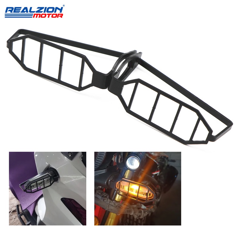 REALZION Light Grill Cover For Adv 150 160 Cb500x Cbr150r Turn Signal ...