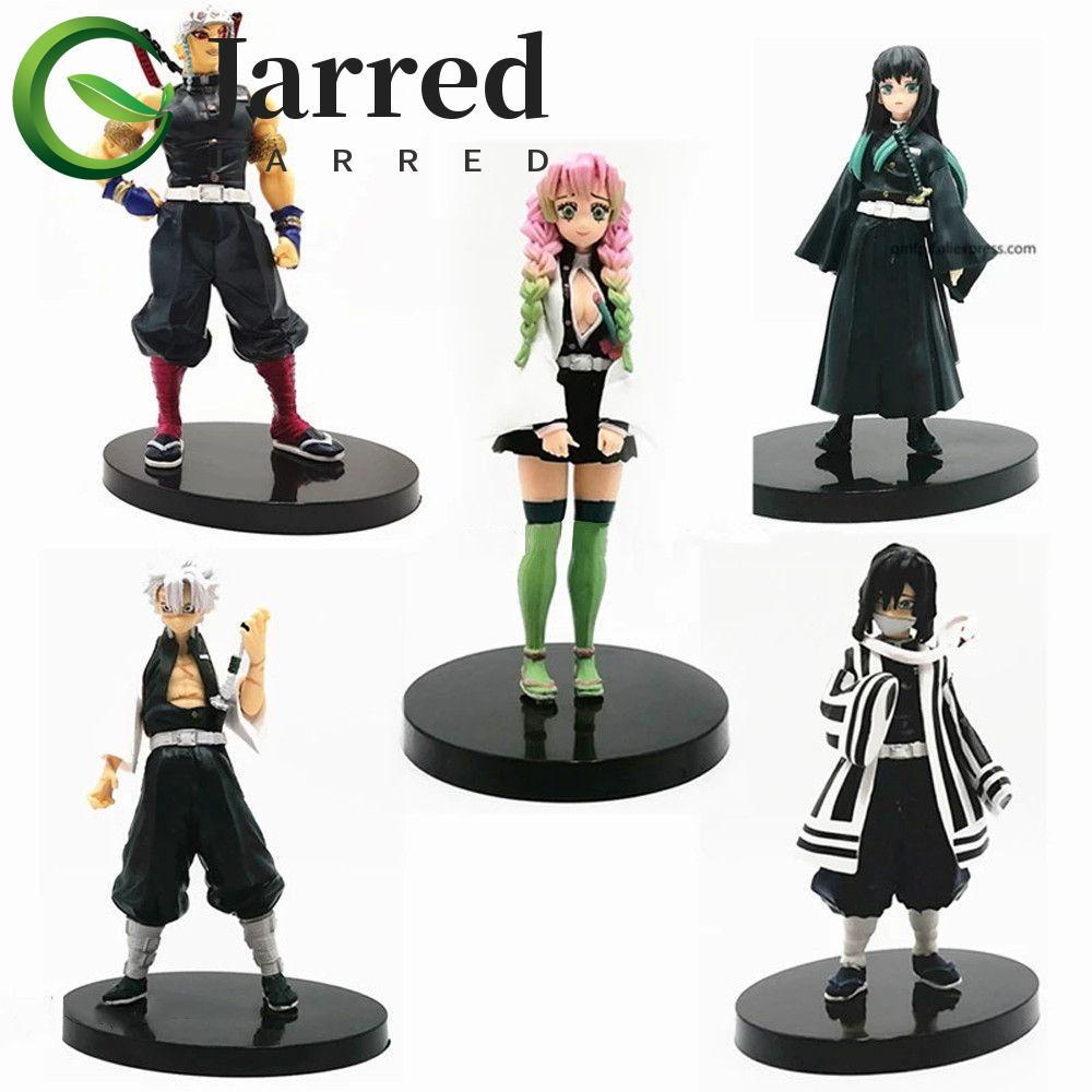 JARRED Demon Slayer Anime Figures PVC Iguro Obanai Shinazugawa Sanemi ...