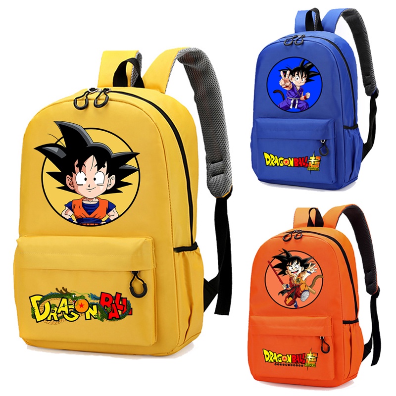 Dragon Ball Kids Backpack Cartoon Printed Student Schoolbag Anime Son ...