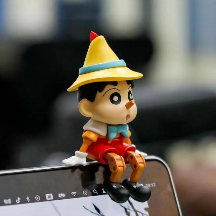 Pinocchio Puppet Crayon Shin-chan Nohara Shinnosuke Office Desktop ...