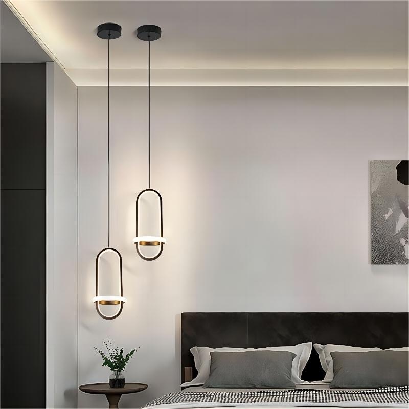 Nordic Modern Chandelier Ceiling Light Tri color for Bedroom Bar ...