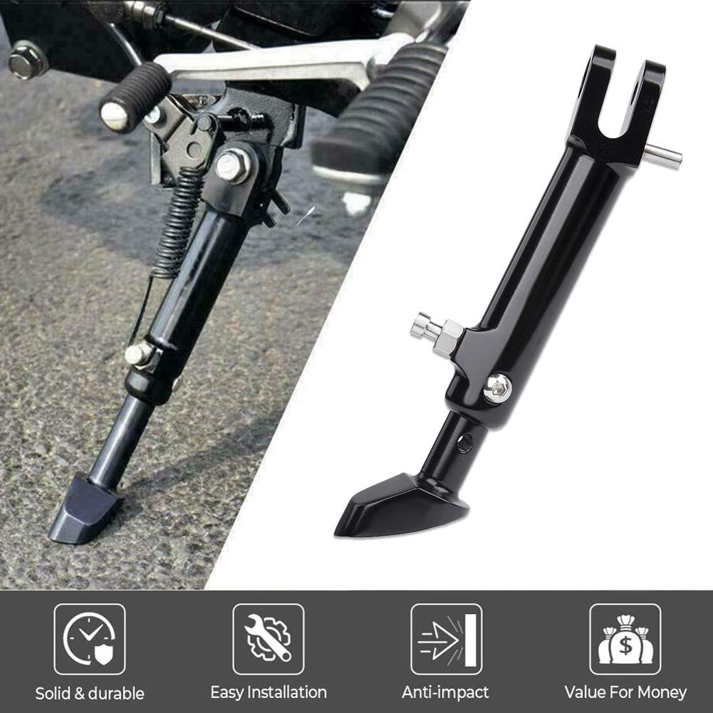 Motorcycle CNC Aluminum Adjustable Kickstand Foot Side Stand Bracket ...
