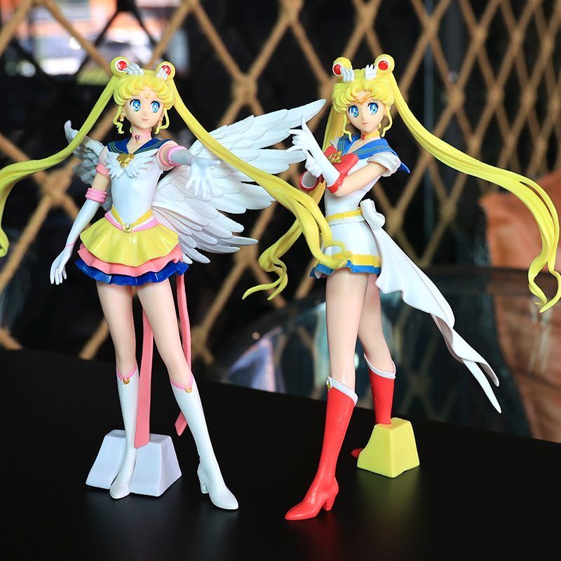 23cm Anime Sailor Moon Tsukino Usagi Glitter Glamours Eternal Sparkle ...