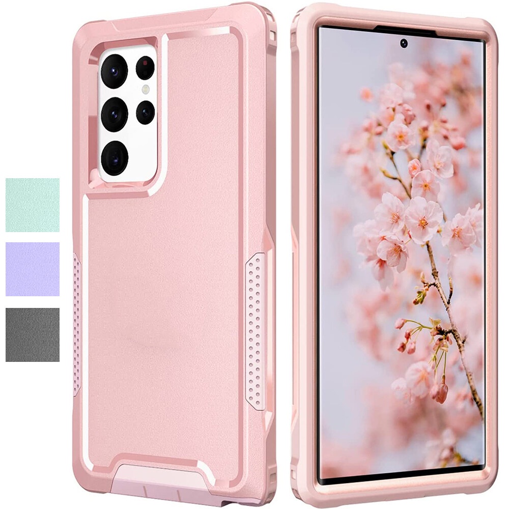 Three Layer Heavy Duty Full Body Shockproof Hybrid Bumper Silicone Hard ...