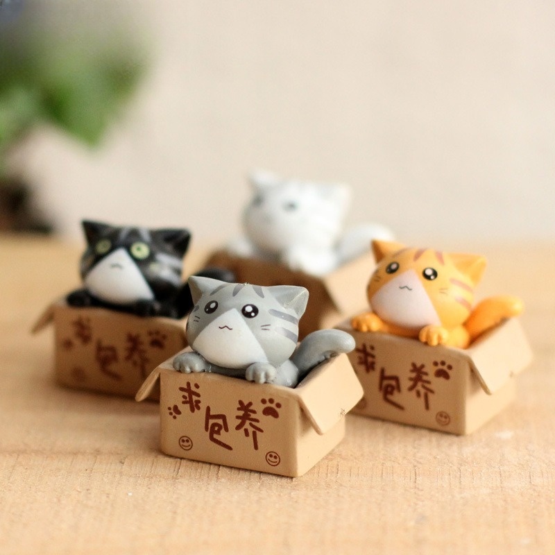 Cartoon Request To Keep A Private Cat, Cute Little Cat, Doll, Micro ...