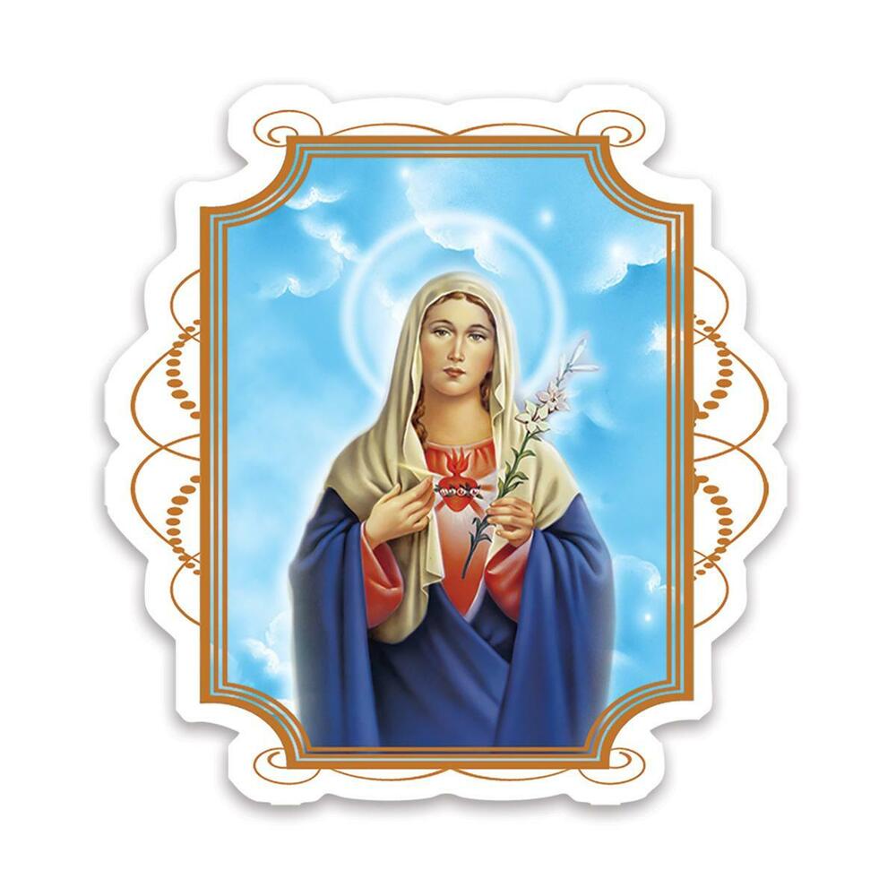 Christian Jesus car bumper sticker Immaculate Heart of Mary Catholic ...