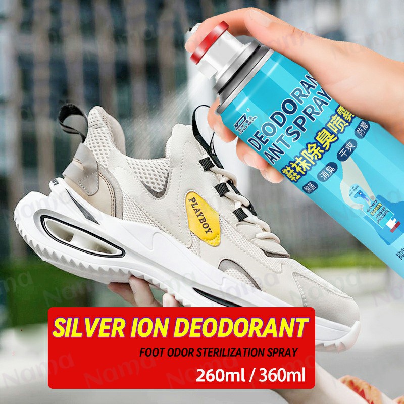 Nama silver ion deodorant spray shoe deodorant footwear deodorant foot ...