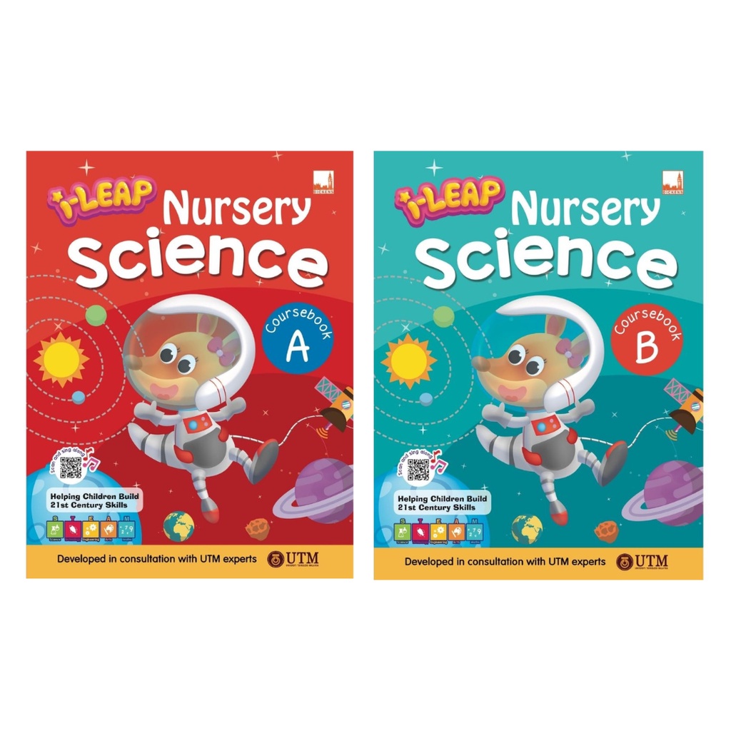 I-Leap Nursery Science Pre School Workbook-Coursebook A-B | Shopee ...