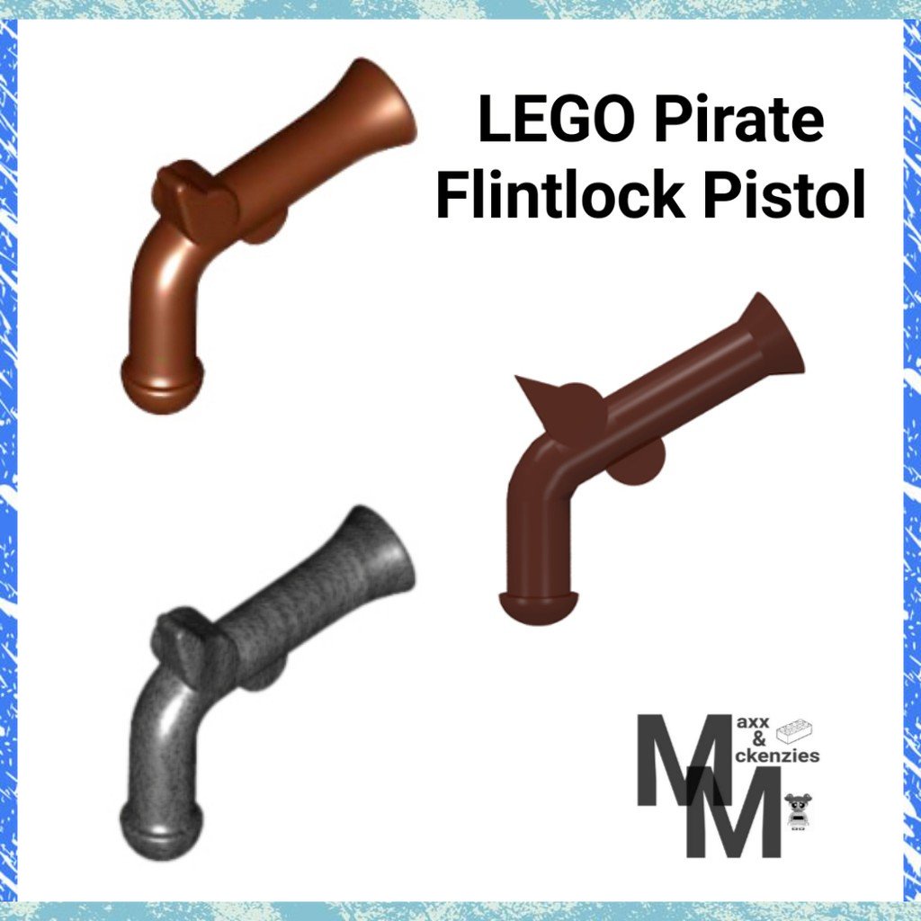 Pirate Flintlock Pistol (2562) LEGO Minifigure Weapon | Shopee Philippines