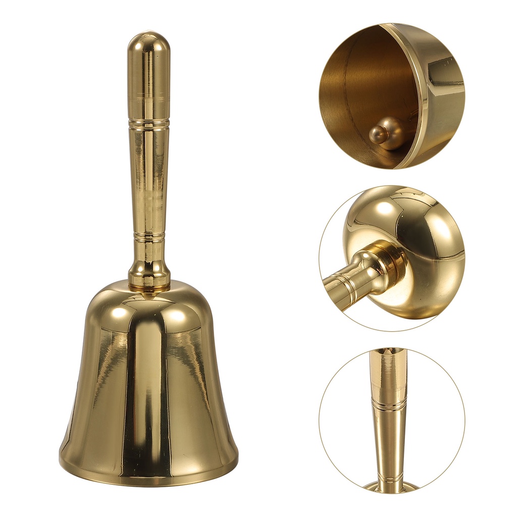 [READY STOCK] Reception Bell Brass Handbell Metal Bells Dinner Service ...
