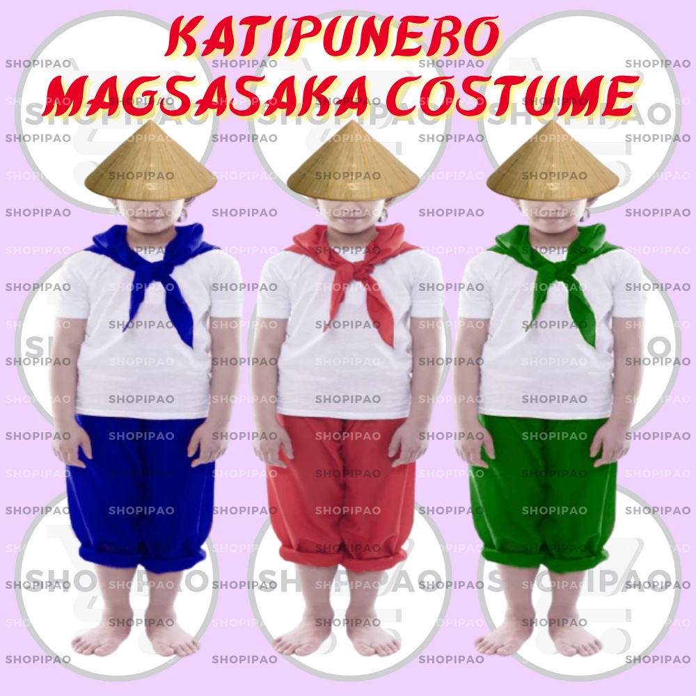 SPPV Katipunero Magsasaka Farmers Costume Set Traditional Filipino ...