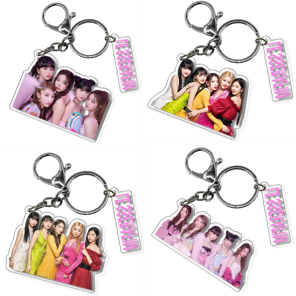1pc TWICE RED VELVET ITZY AESPA Acrylic Key Chain LE SSERAFIM Key Ring ...