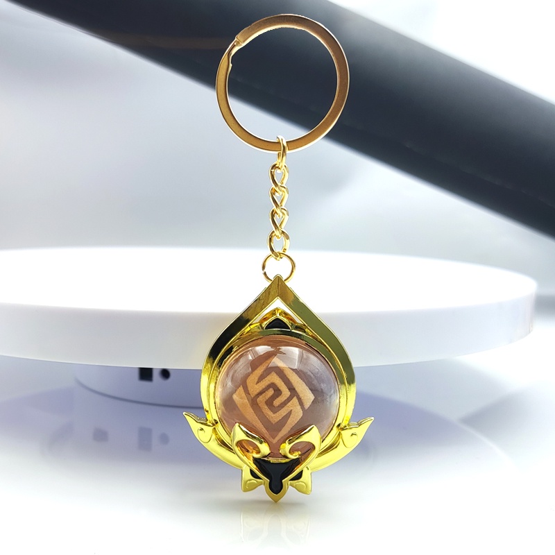 Game Genshin Impact Visions Keychain Sumeru Mondstadt Liyue Inazuma ...