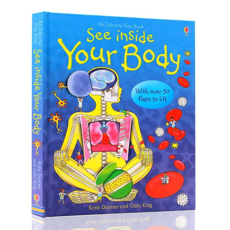 Usborne See Inside Your Body 3D Flap Picture Books for Kids Children ...
