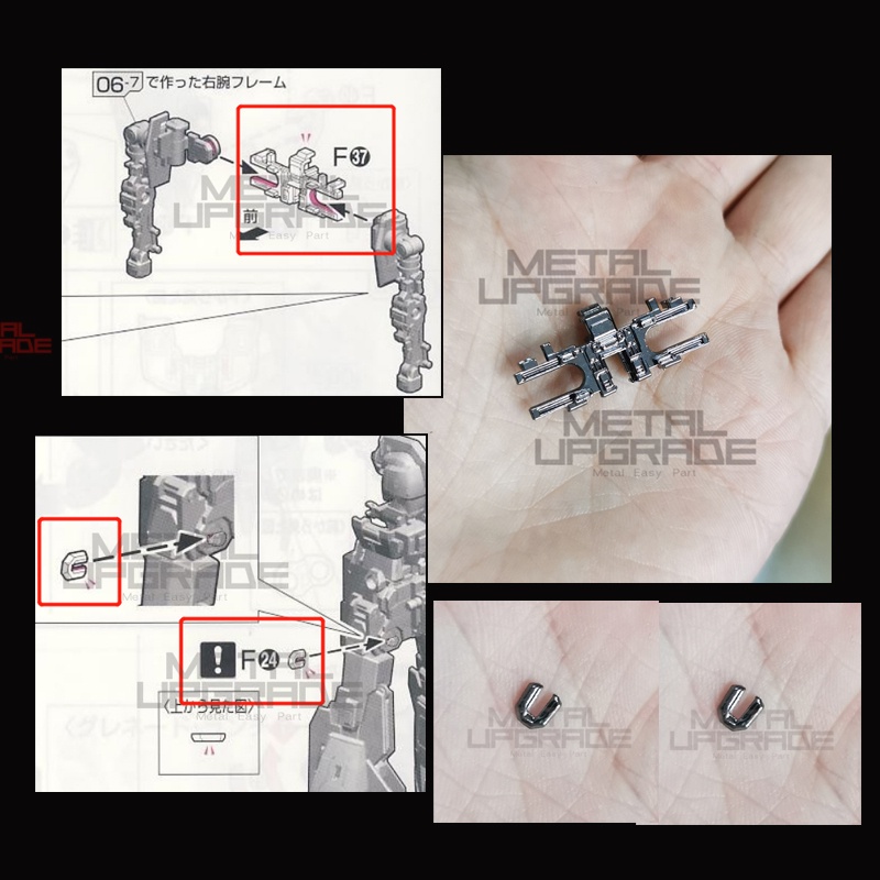 CA METAL PARTS F19 F24 F25 F26 F37 FOR RG ZETA Z Butcher spare parts ...