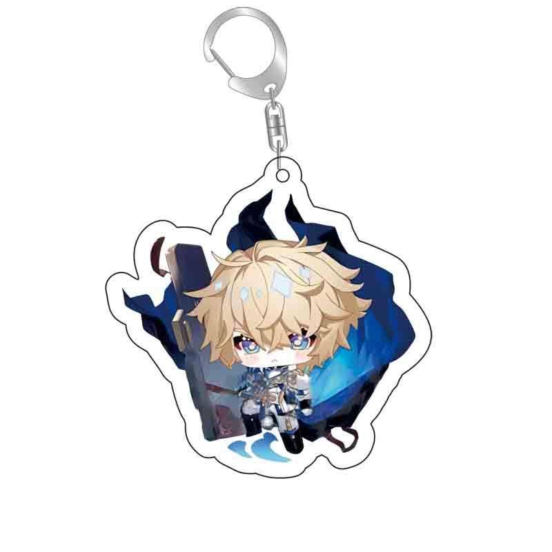 Game Honkai Star Rail Key Chains Two Sided Keychain Dan Heng March 7th