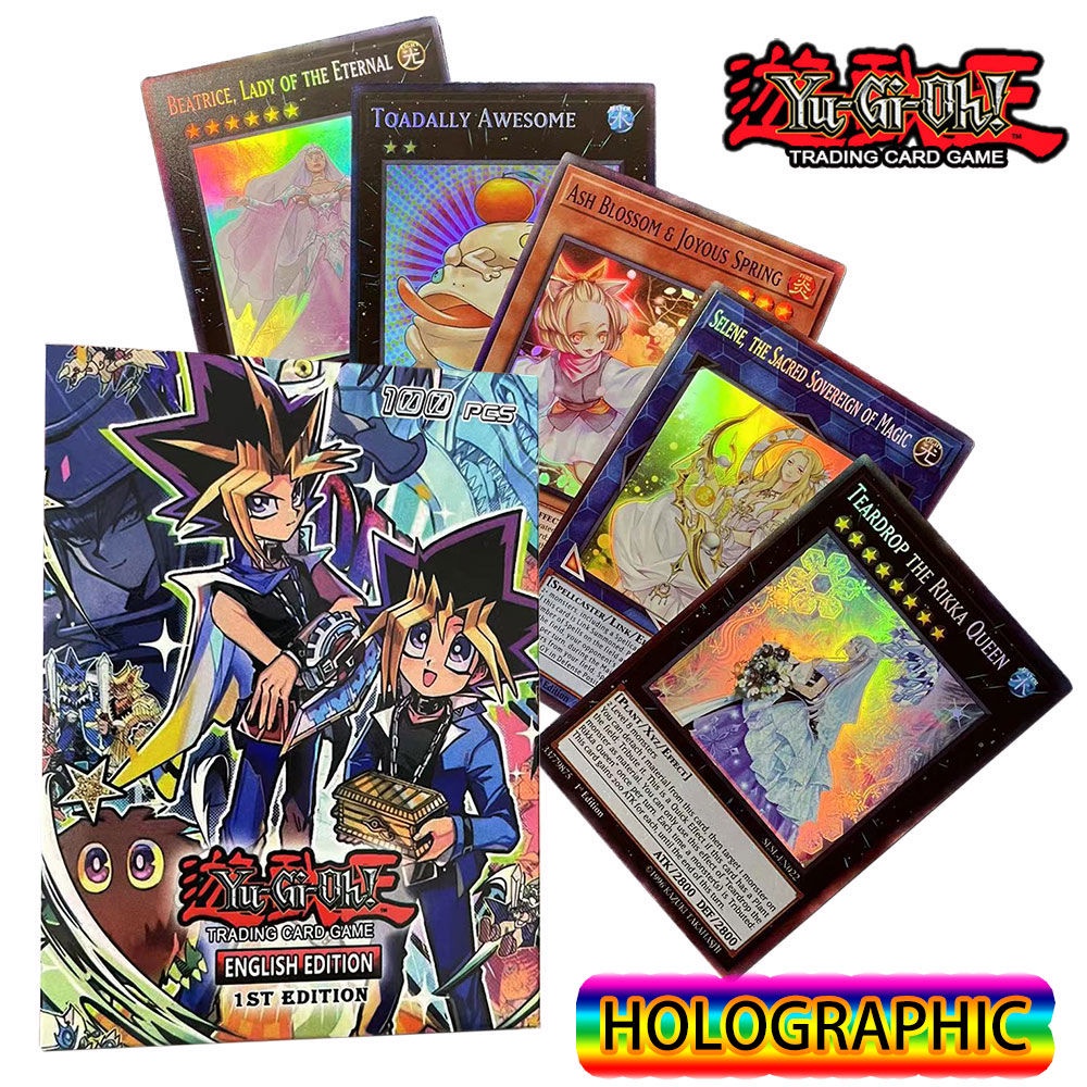 Yu-gi-oh! 10 PCs Trading Cards Game Duel Monster Cards English Laser ...
